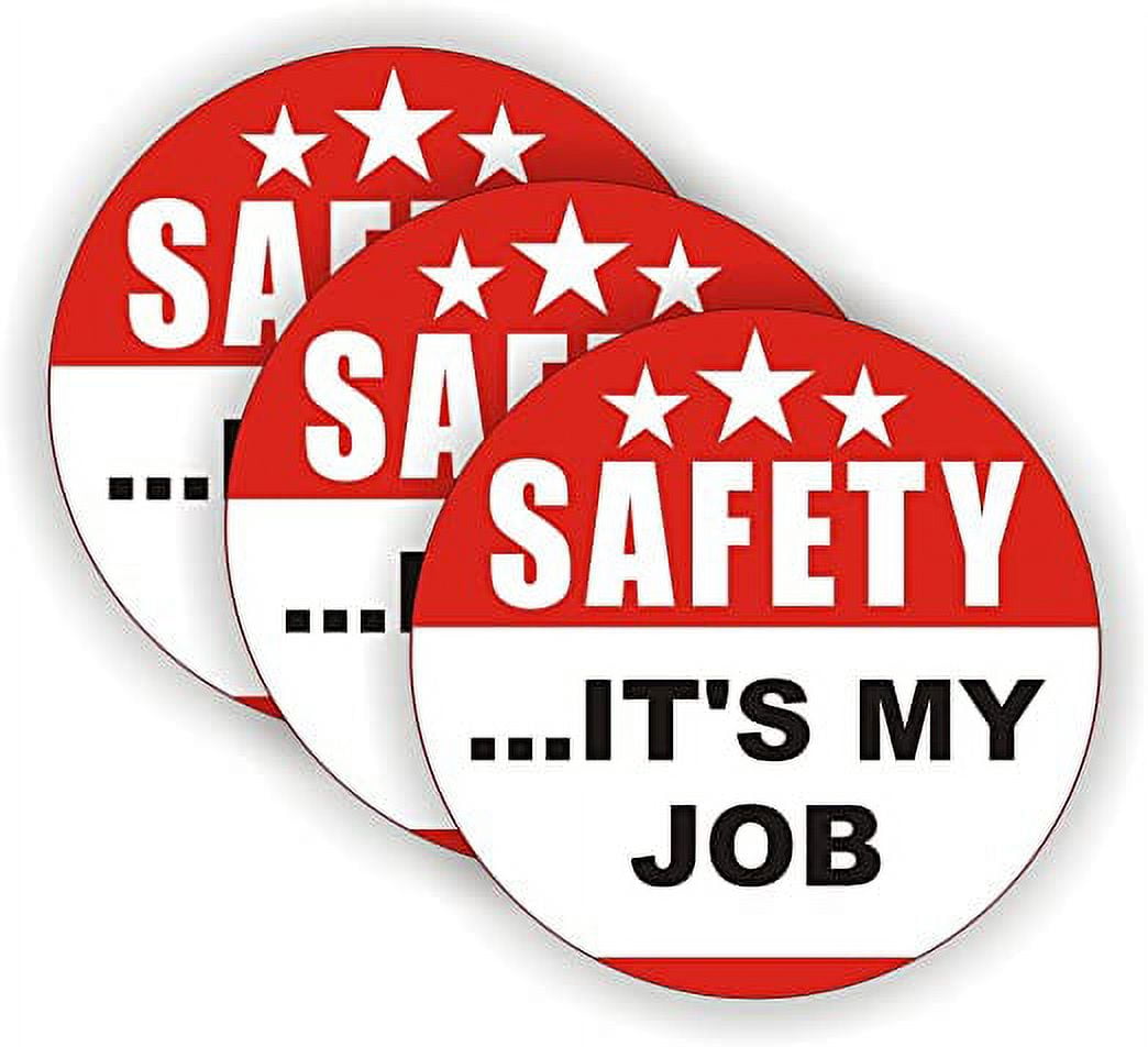(3) Safety Its My Job Hard Hat Stickers | Decals | Laborer Foreman ...
