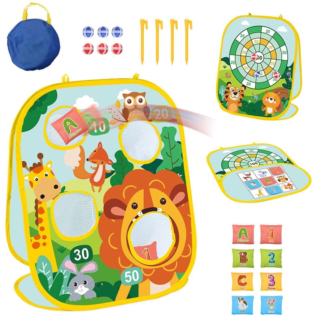 3 Sandbag Toss Game Collapsible Double Sided Cornhole 8 Ages 3+ Toys Ge ...