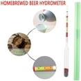 3 Scale Hydrometer Alcohol Brix Meter 3 in 1 Densimeter for Wine Beer ...