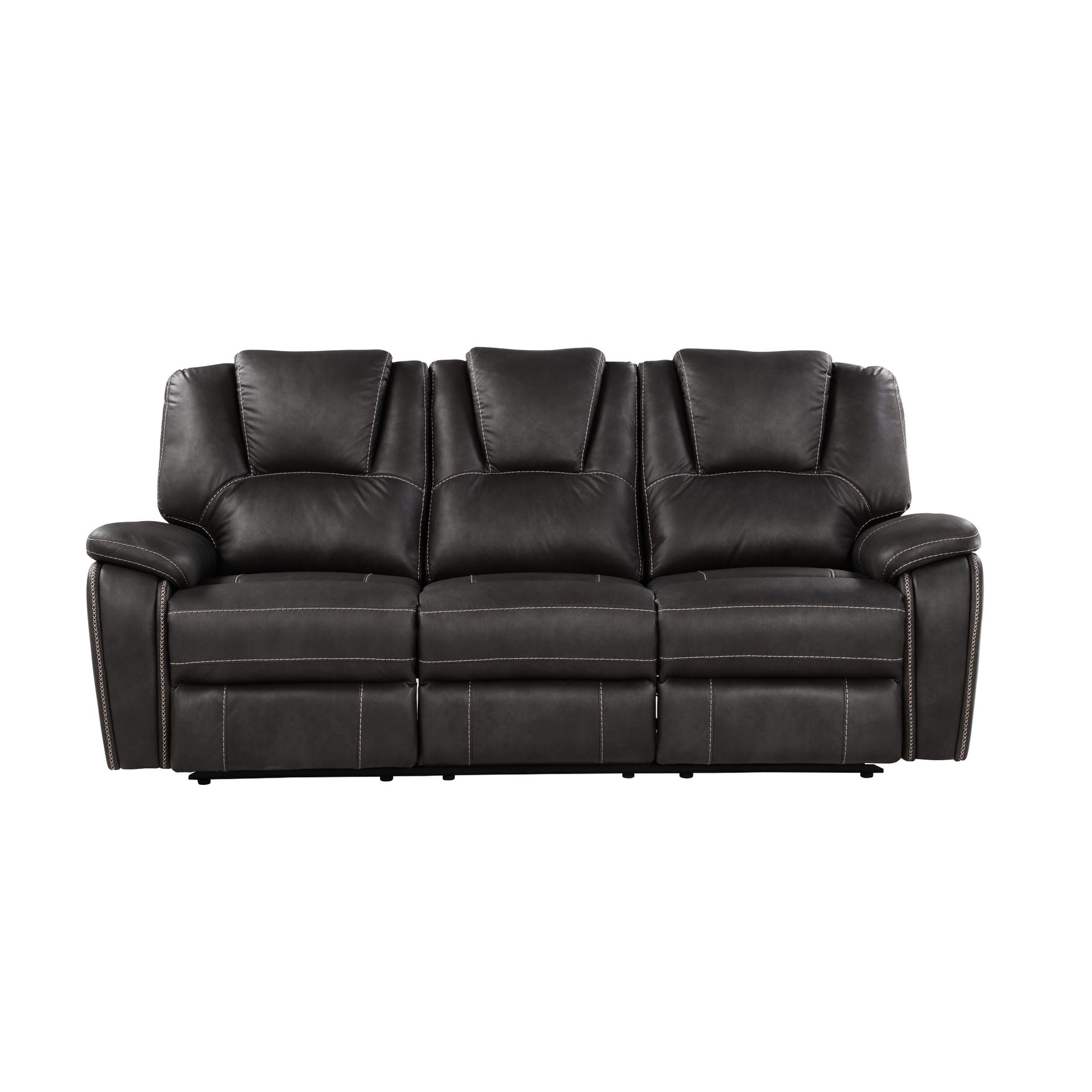 3 - Seat Sofa with Manual Reclining Function | Comfortable Padded ...