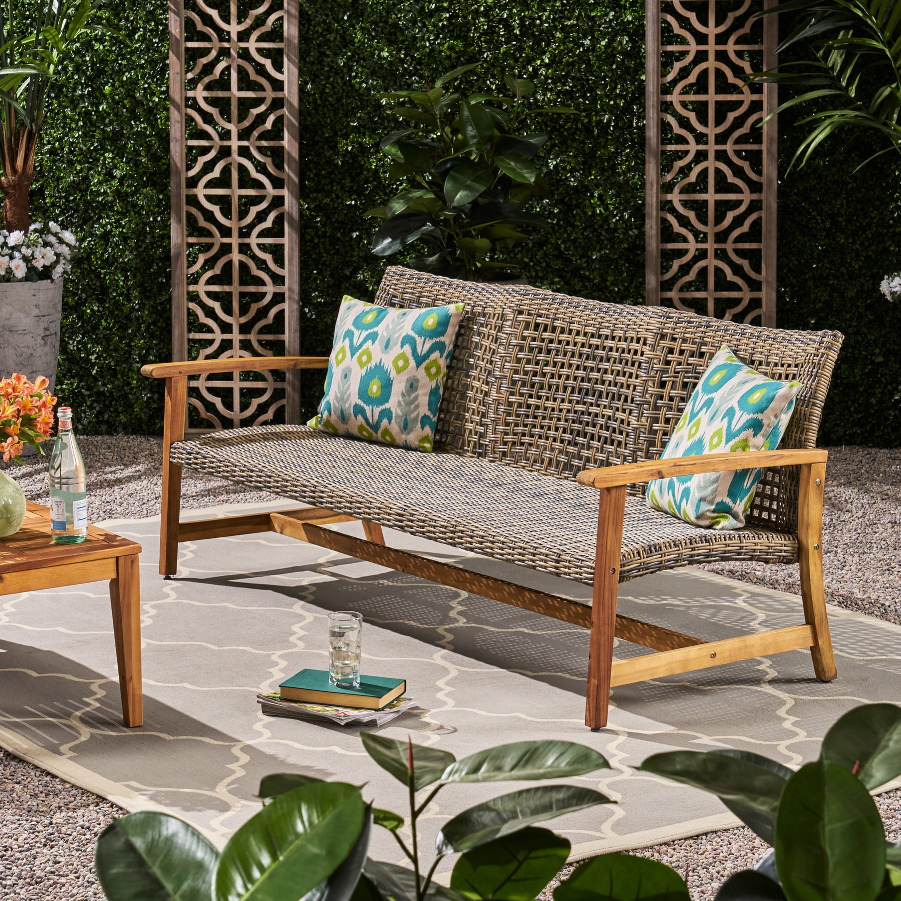 3 Seater With Seat And Resilient Wood Base Couch Frame - Walmart.com