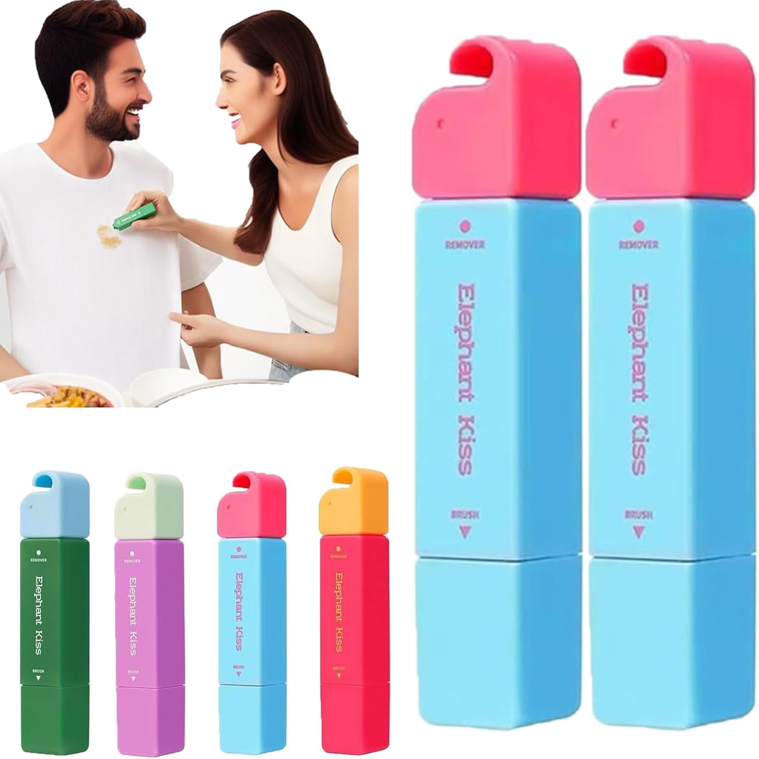 3-Second Stain Remover Pen, Double Head Instant Stain Treater Sticks ...