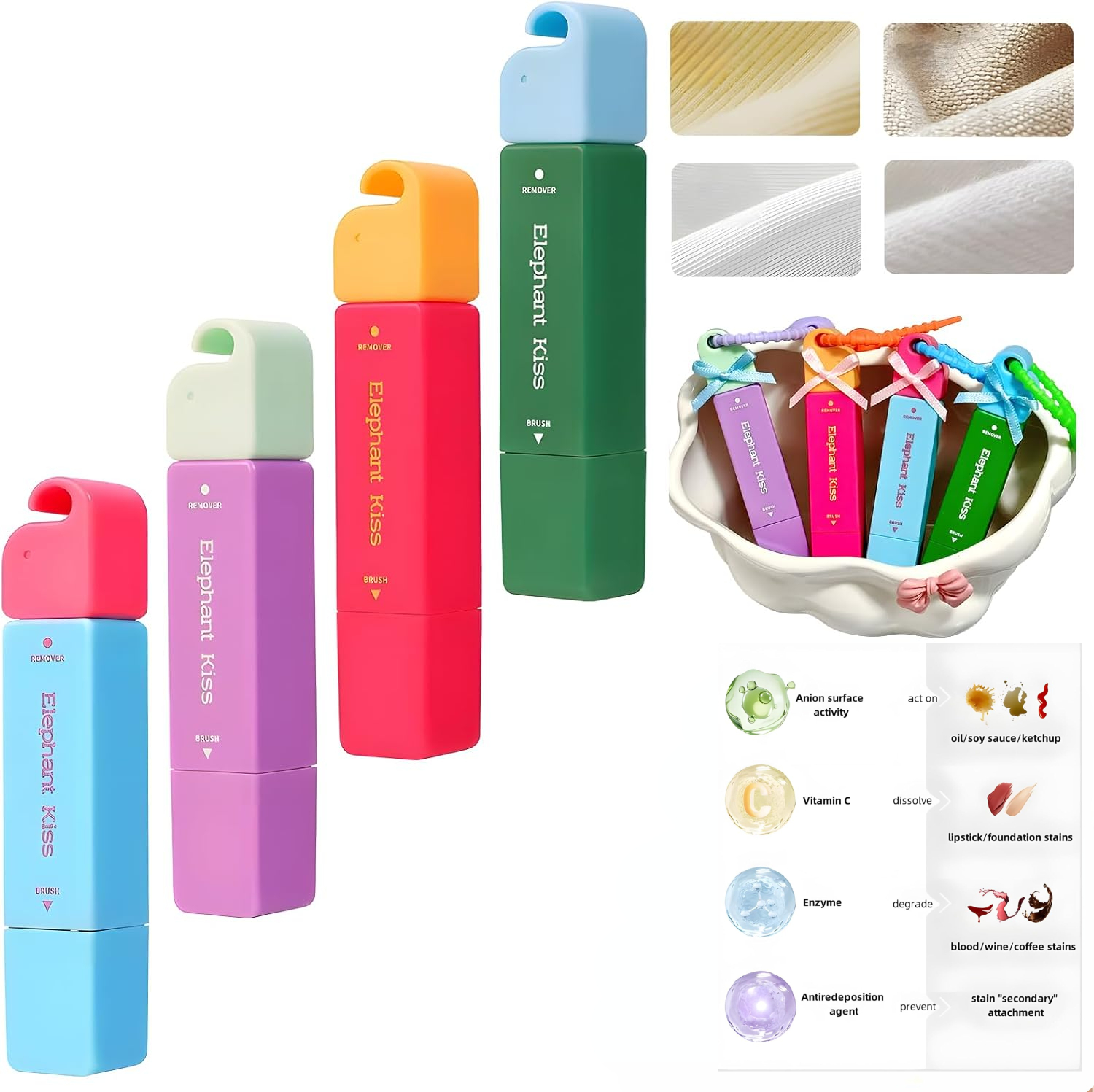 3-Second Stain Remover Pen, Wheel Style Active Enzyme Laundry Stain ...