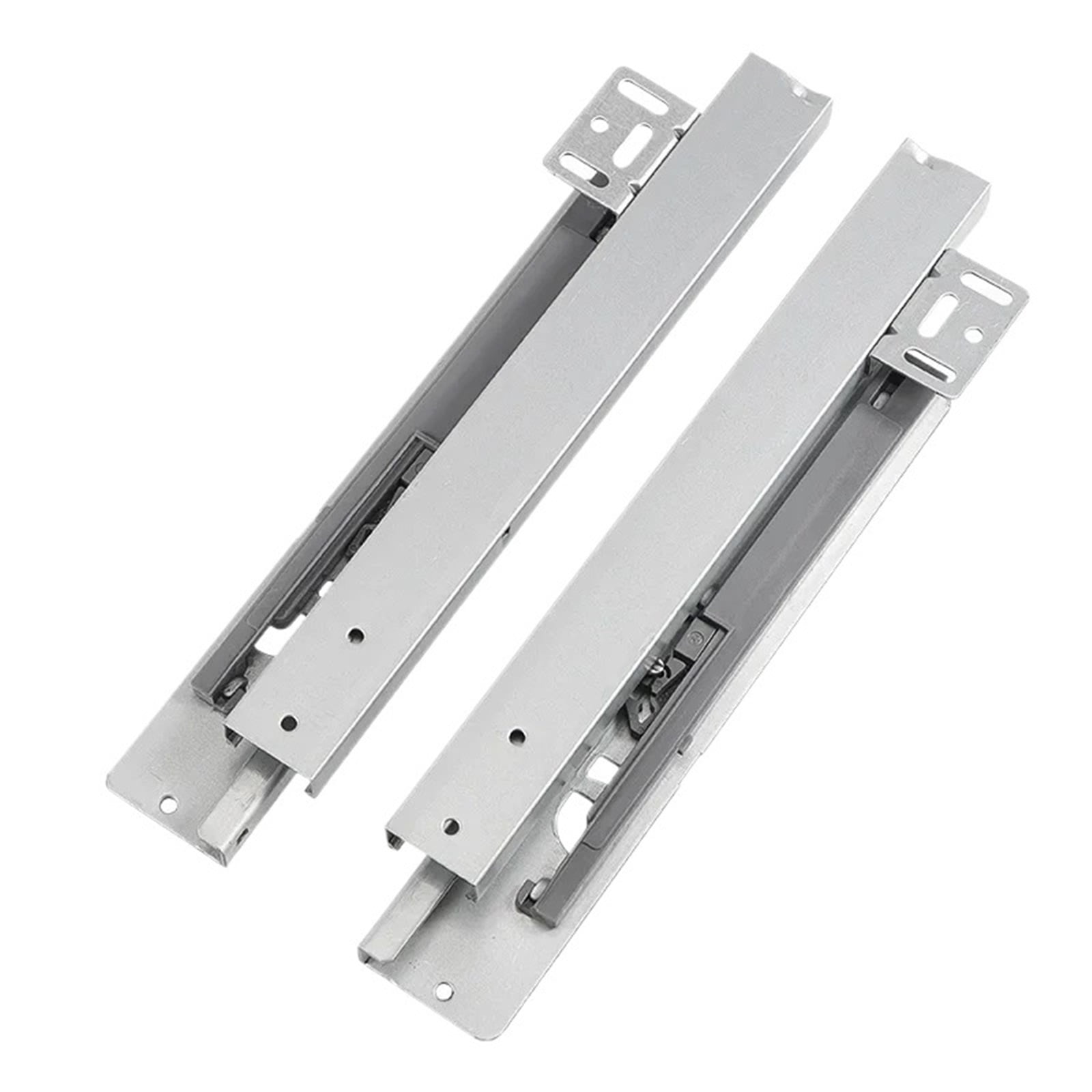 3 Section Bottom-mounted Slide Rail Damping Buffer Rail Cabinet Display ...