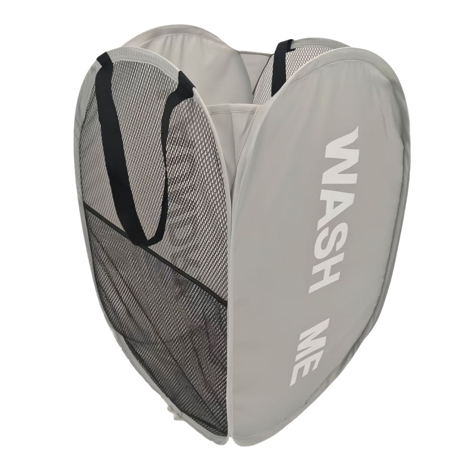 3-Section Foldable Laundry Hamper - Collapsible Sorting Basket with ...