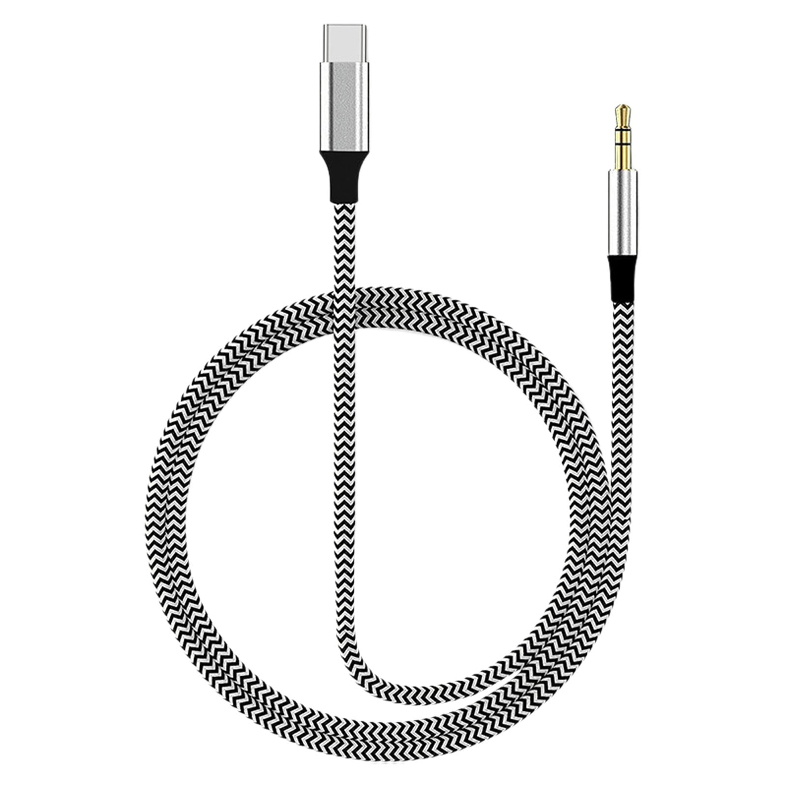 3 Sections 1 Meter AUX Car Audio Cable Suitable for iOS 15 and Earlier ...