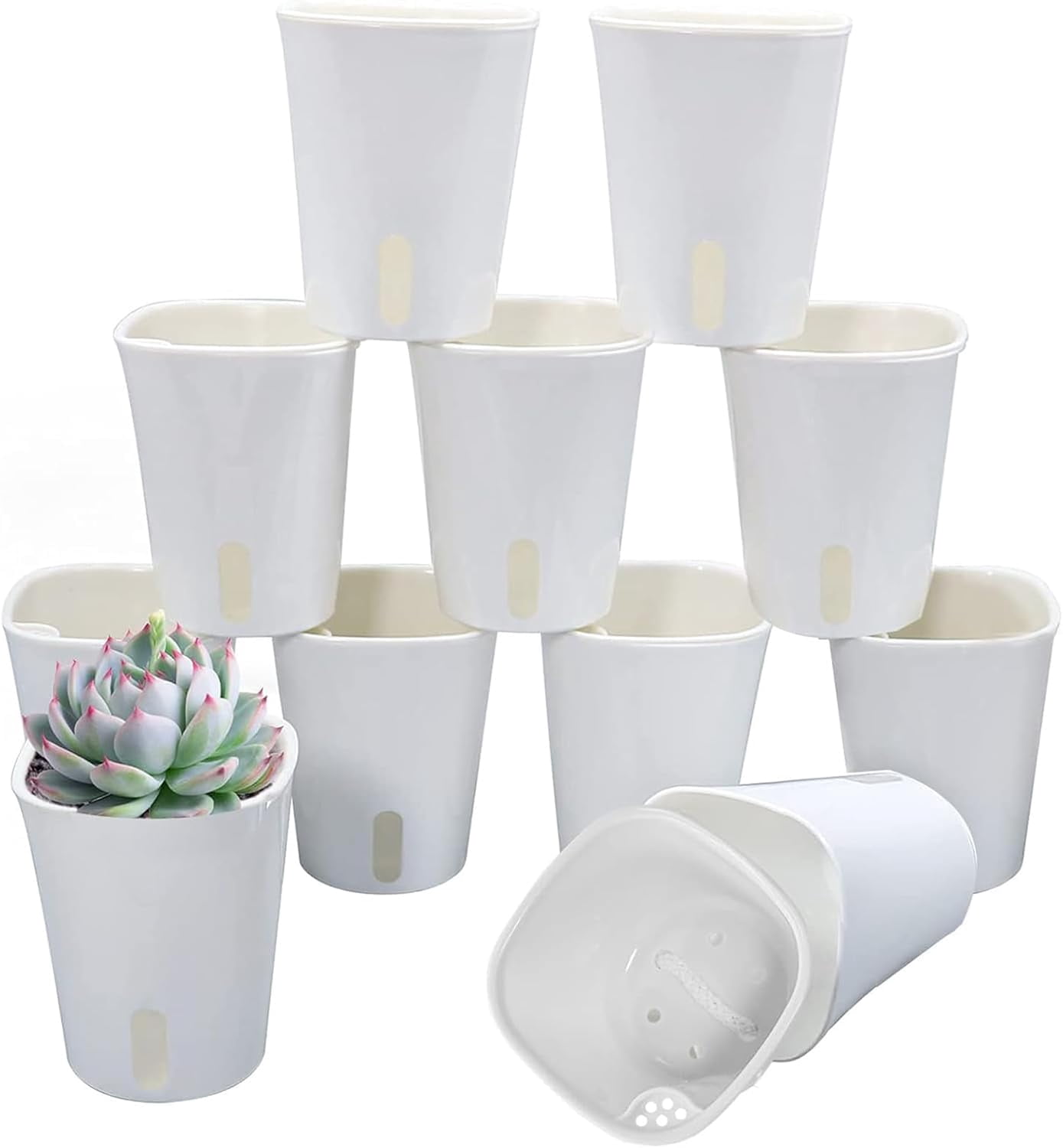 3" Self Watering Pots,20 Sets Self Watering Planter Pots for Indoor ...