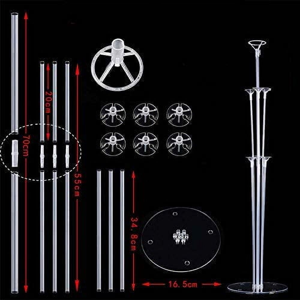 3 Set Balloon Stand Holder Kit - Ballon Column Stand Including 21 ...