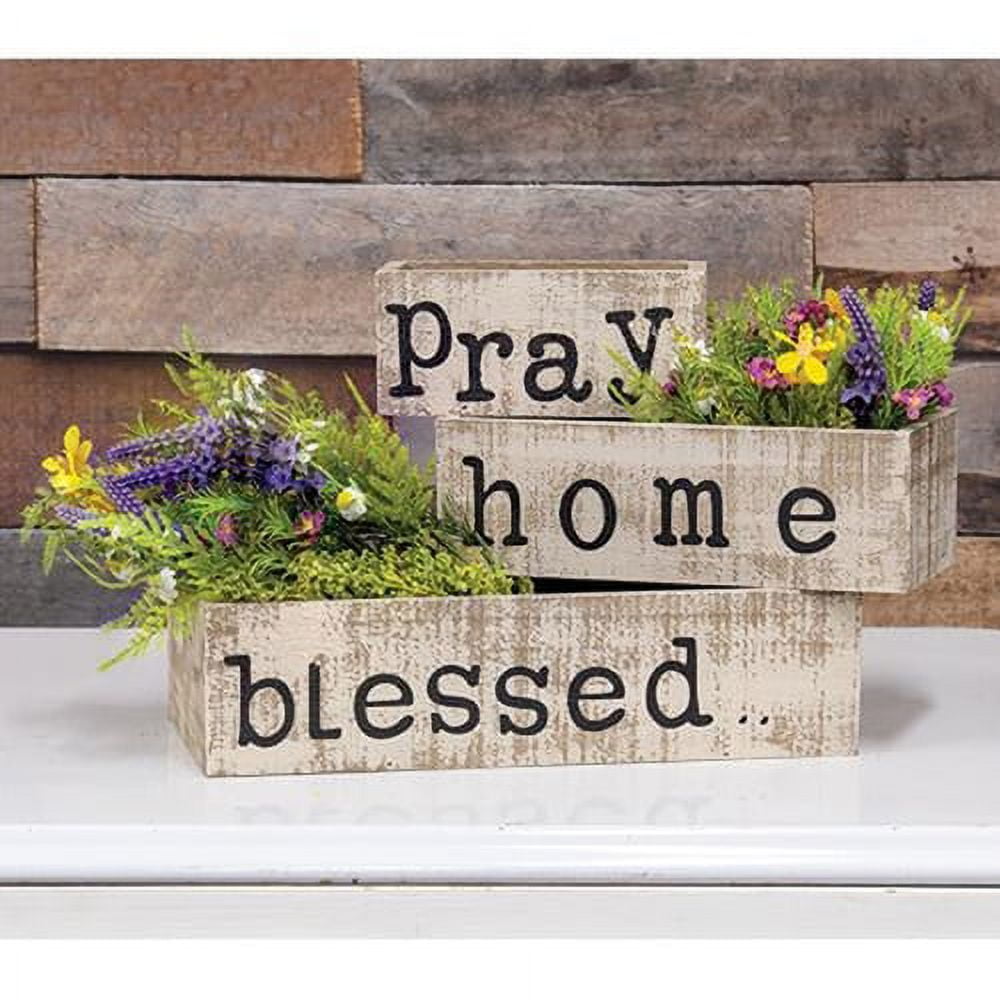 3/Set Blessed Home Pray Boxes - Walmart.com