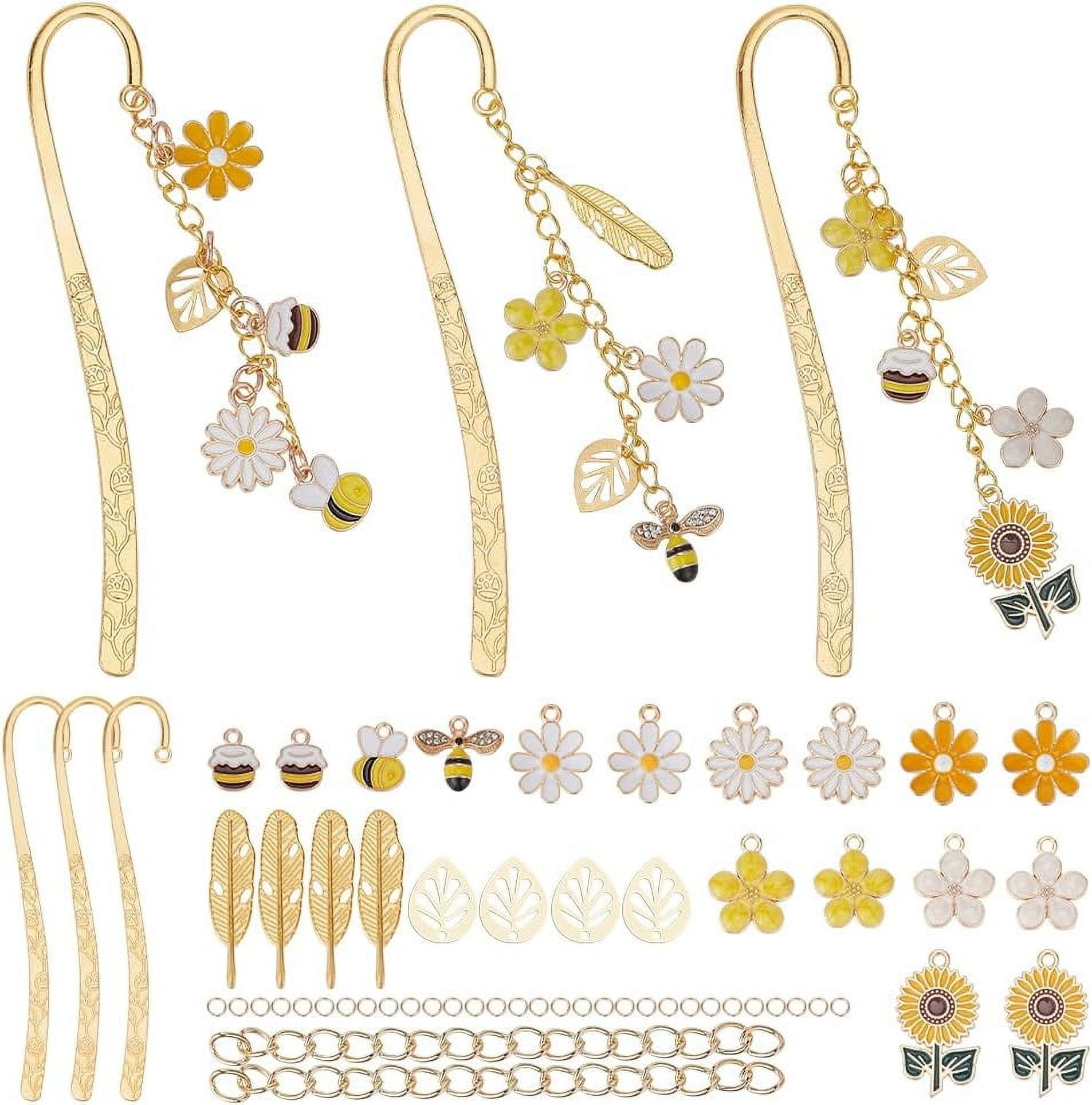 3 Set DIY Metal Bookmarks Clips Making Bookmark Book Marks Women Gift ...