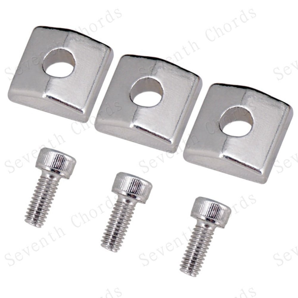 3 Set Electric Guitar Tremolo Locking Nut Block Clamp and Screws For ...