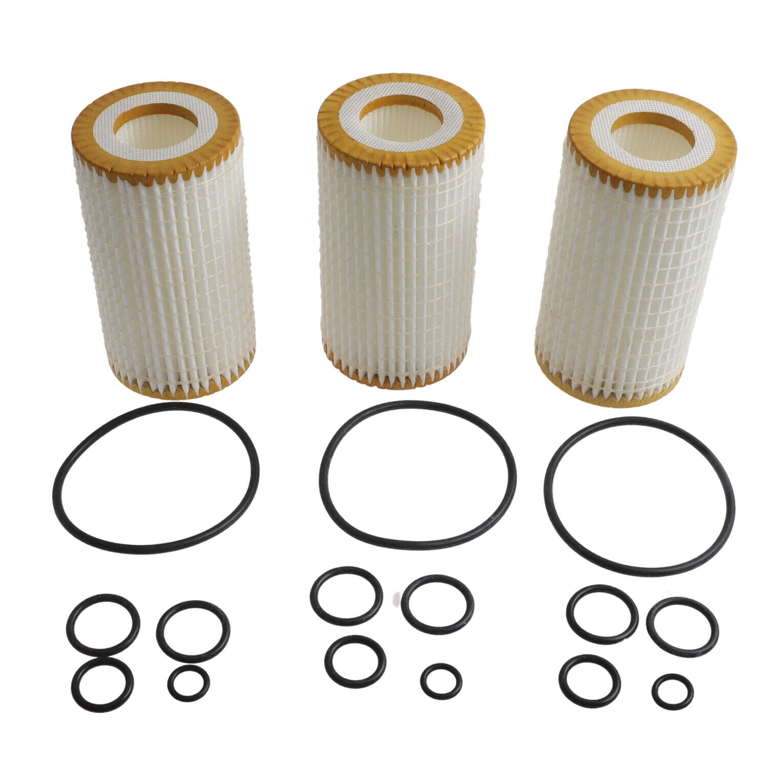3 Set Engine Oil Filter Fit for Mercedes-Benz C280 S55 AMG CLK350 ...