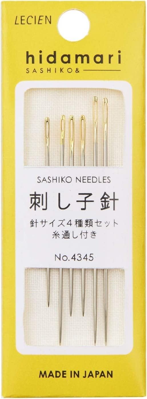 3 Set- Hidamari Sashiko Needles - by Lecien Japan - Walmart.com