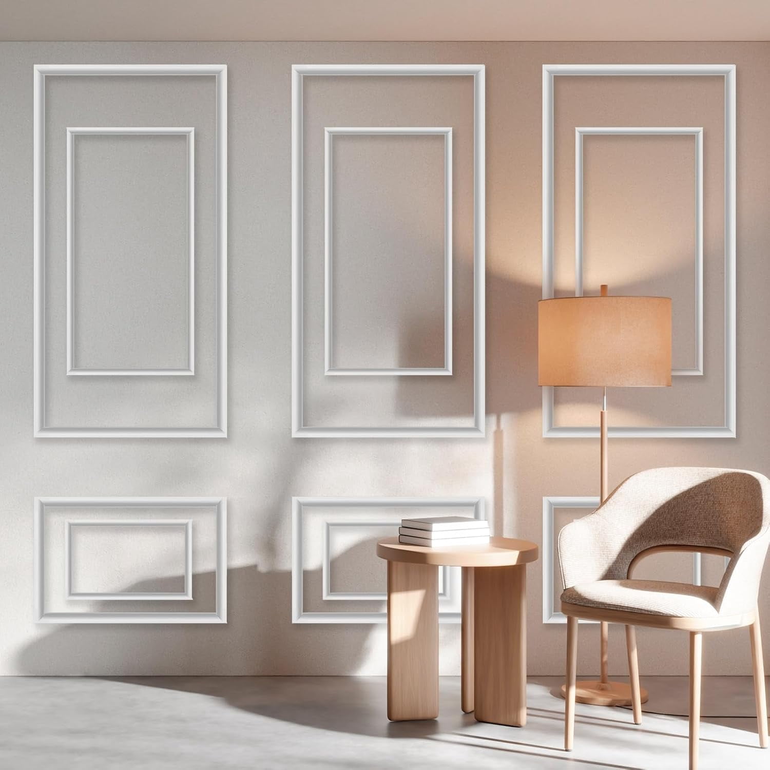 3 Set Peel and Wall Molding Kit, Inner and Outer Layers Style Premade ...