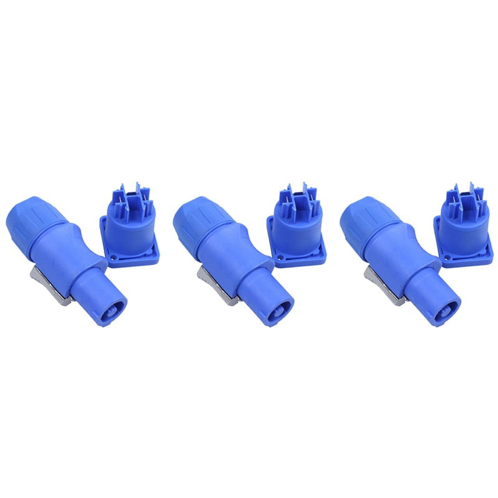 3 Set PowerCON Type A NAC3FCA+NAC3MPA-1 Chassis Plug Panel Connector ...