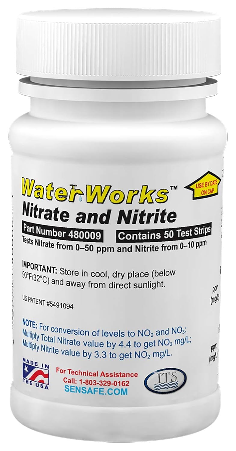 3 Set - Test Strip,Nitrate/Nitrite Nitrogen,PK50 - Walmart.com