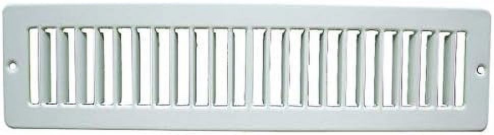 3 Set -Toe Space Grille, 2X12, White 4MJD5 - Walmart.com