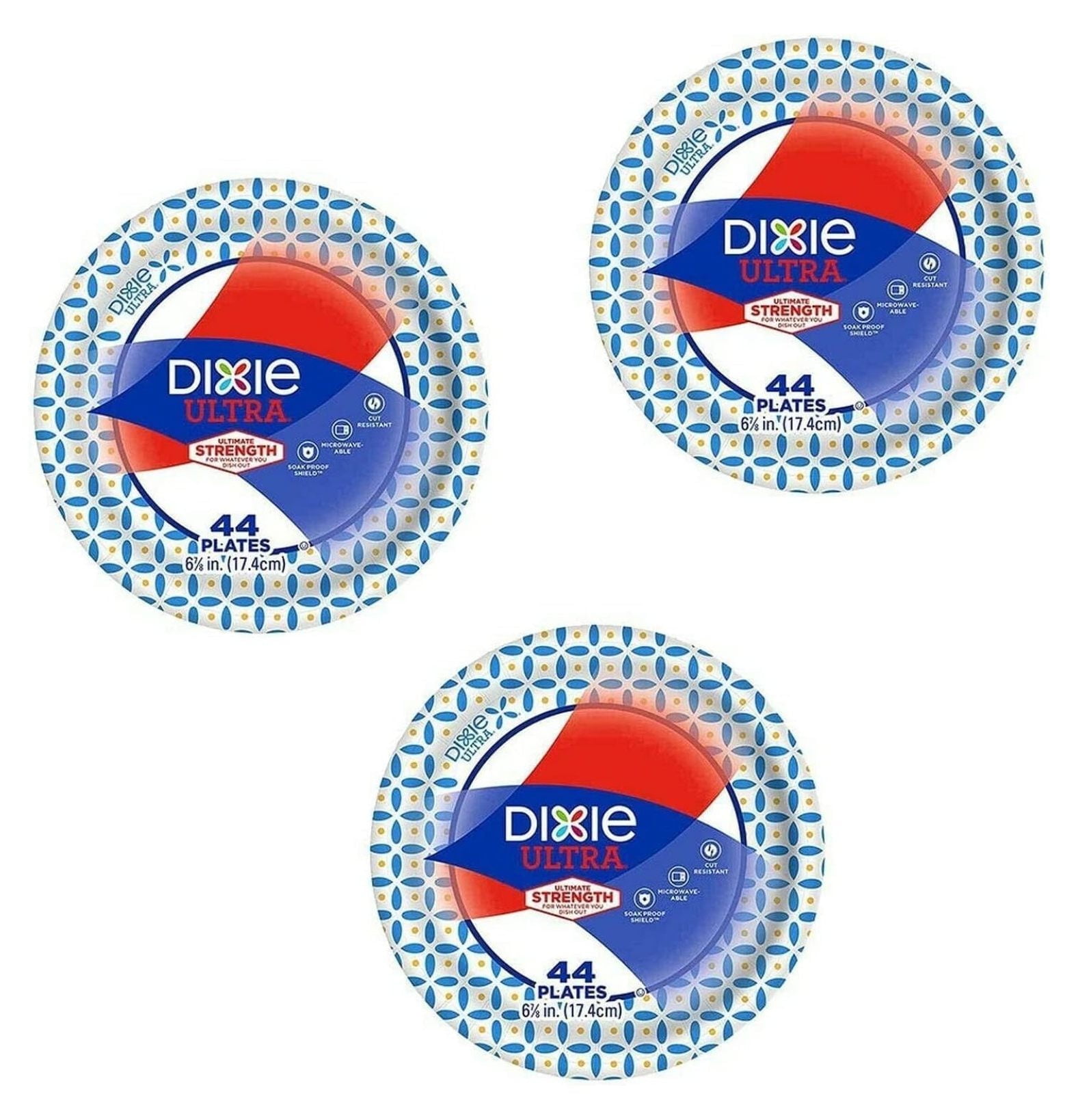 Disposable Appetizer and Dessert Paper Plates, 3 Pack, 6 7/8" - Walmart.com