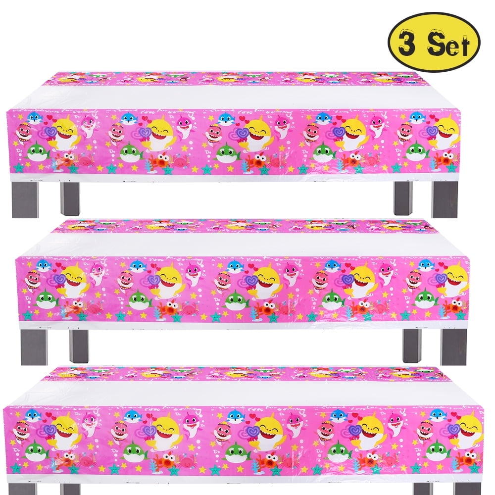 Baby Shark Plastic Table Cover