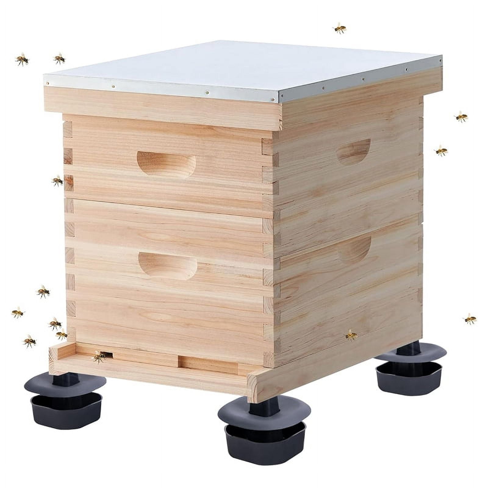 3 Sets/12Pcs Beehive Stands- Sturdy Beehive Feet Stands- Beehive Base ...
