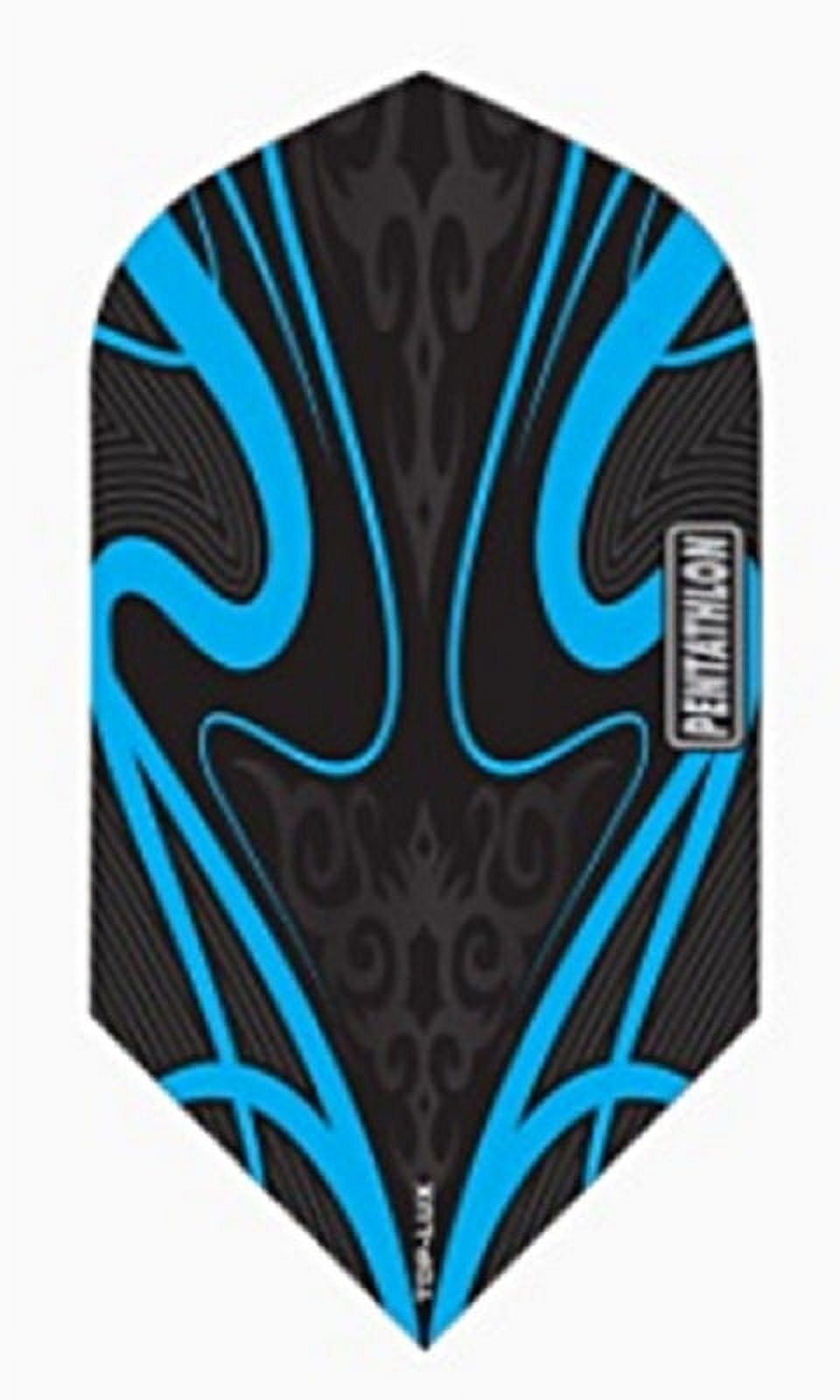 3 Sets (9 Flights) Pentathlon TDPLUX Slim Blue Ex-Tough Dart Flights ...