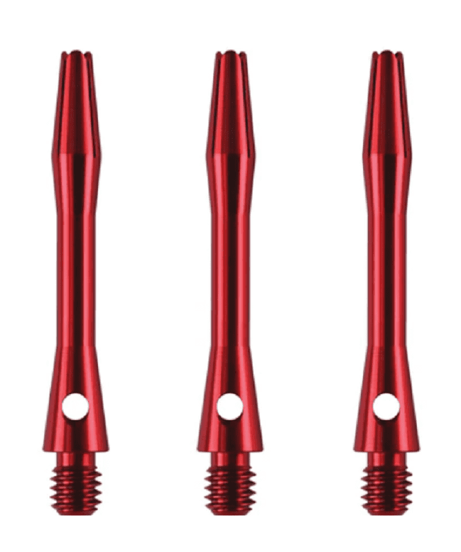 3 Sets (9 Shafts) Red Aluminum Dart Shafts + O'rings - Short Length - 1 ...