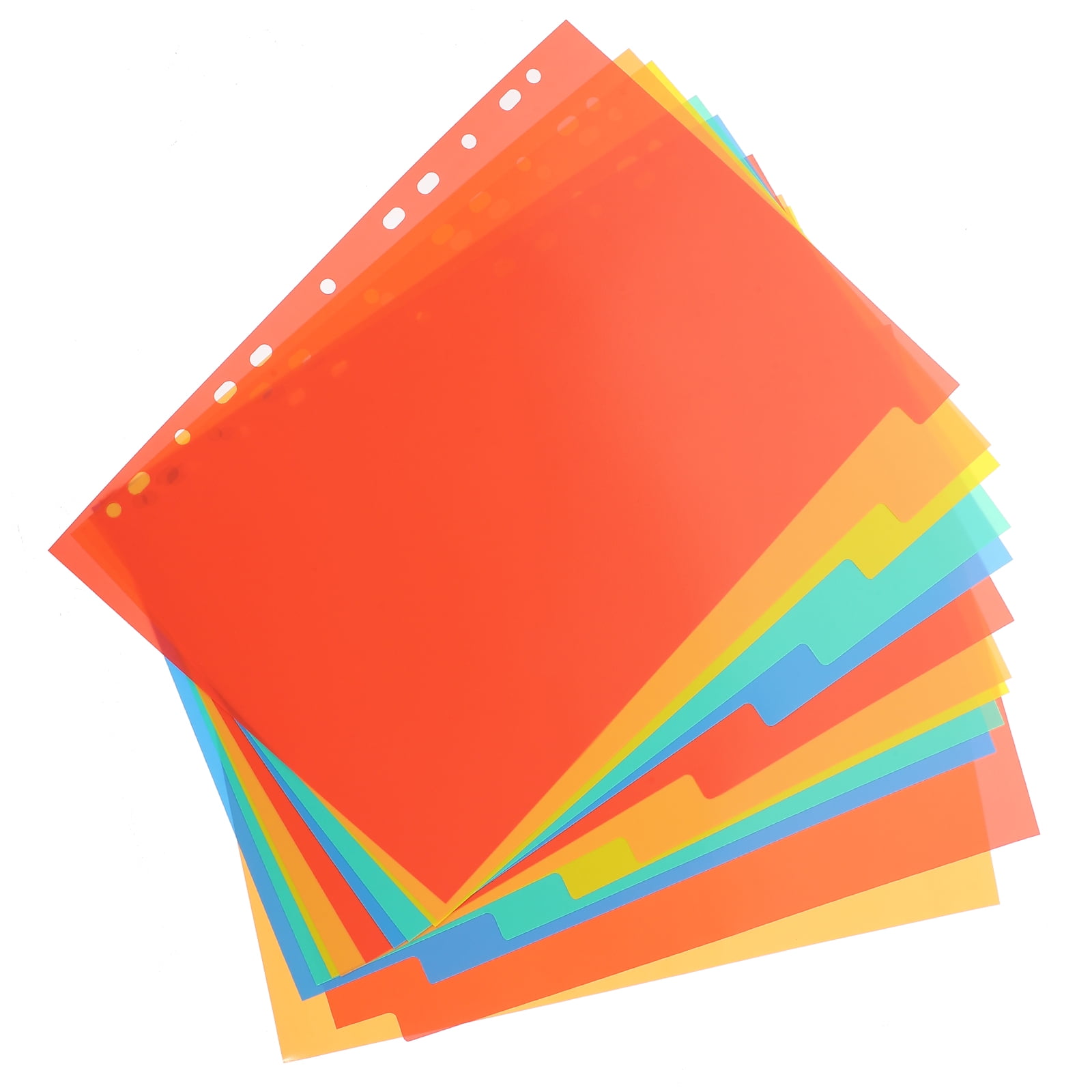 3 Sets A4 Index Divider Dividers For Binder Supplies School Office ...