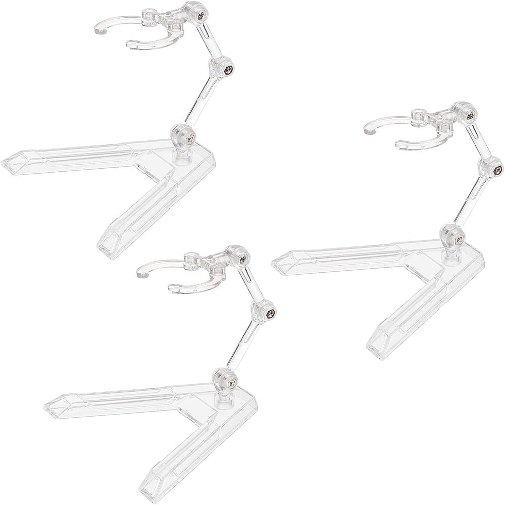 3 Sets Action Figure Stand Flexible Action Base Holder A-Shape Base ...