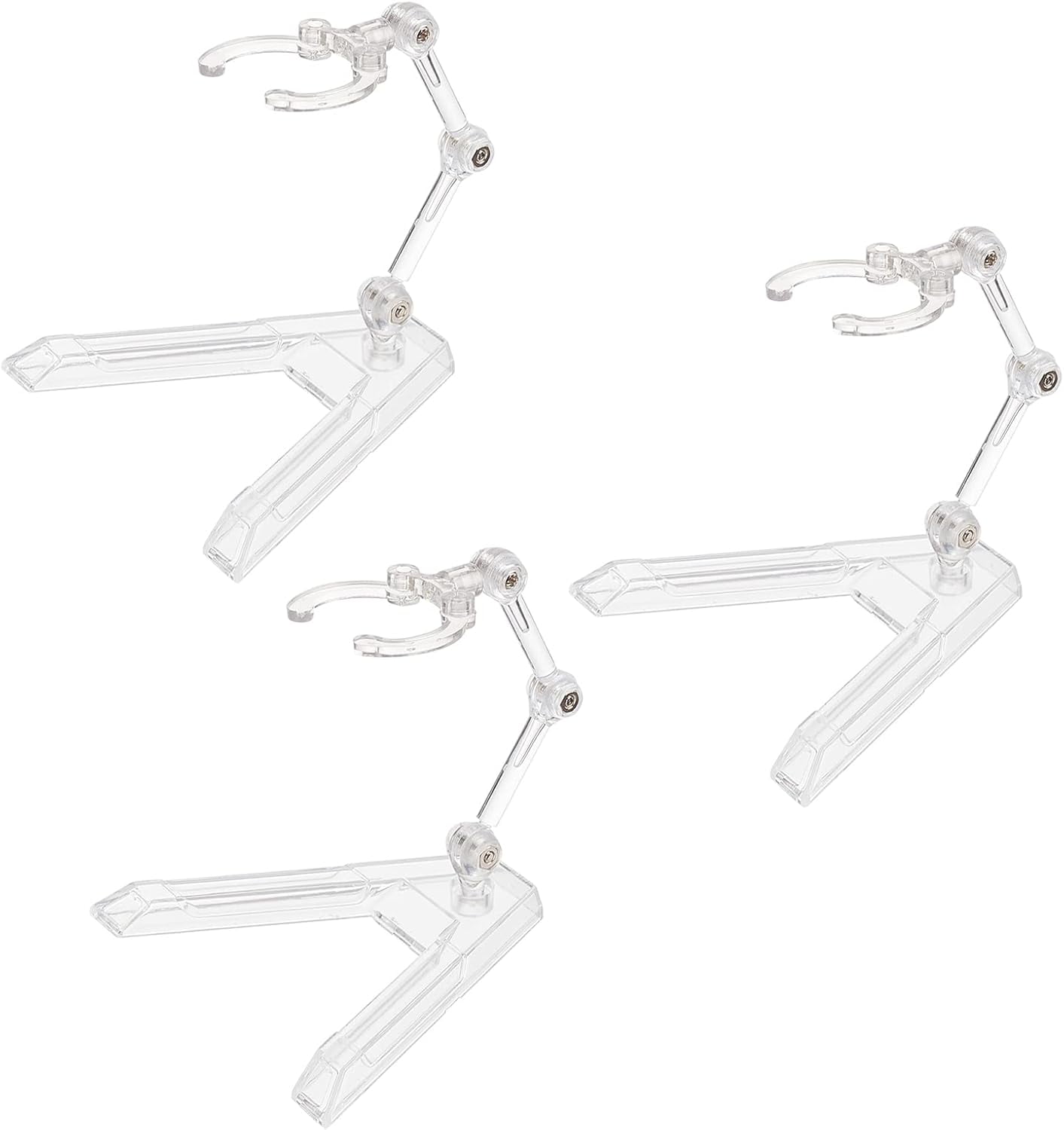 3 Sets Action Figure Stand Flexible Action Base Holder A-Shape Base ...