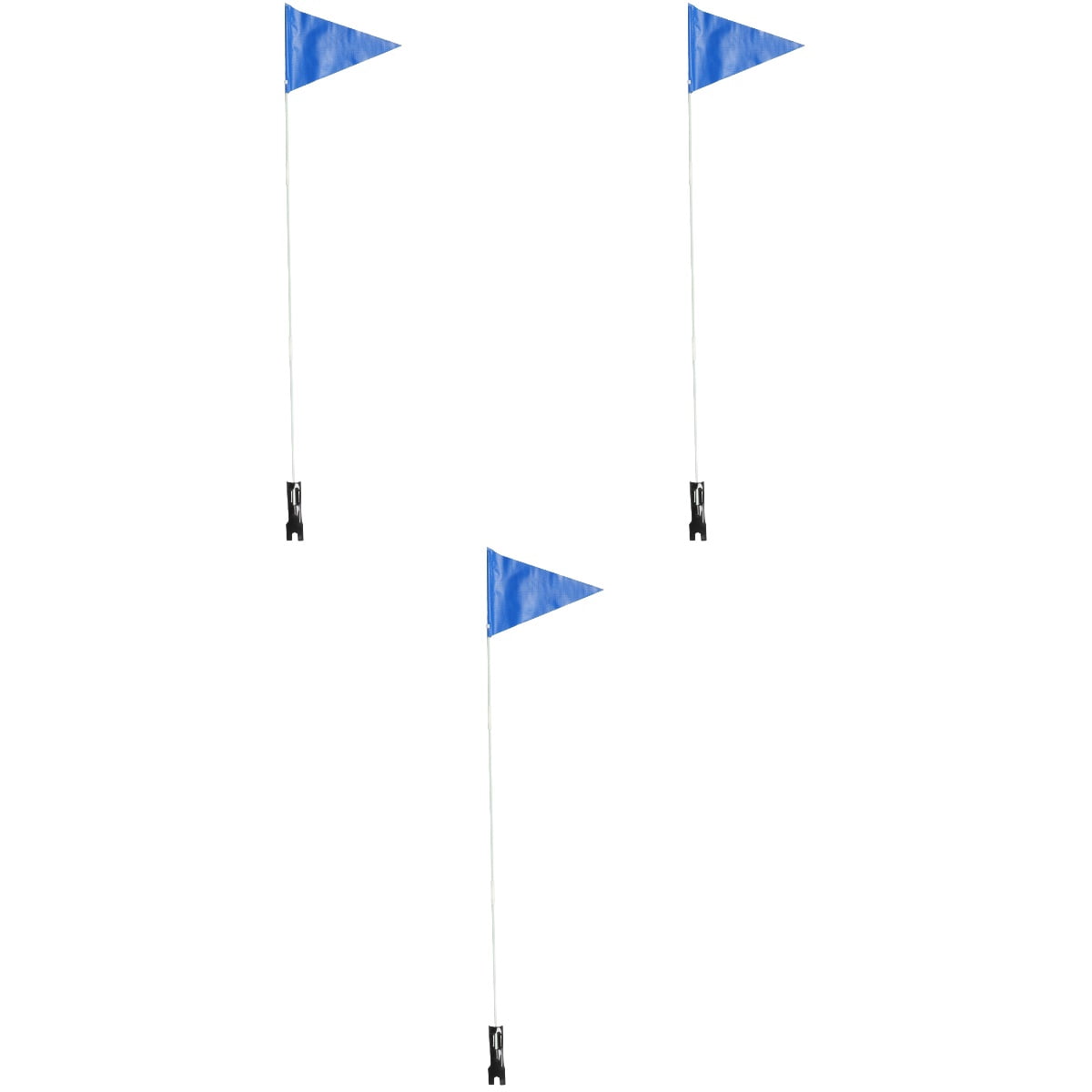 3 Sets Adult Tricycle Reflective Flagpole with Bike Safety Kit ...
