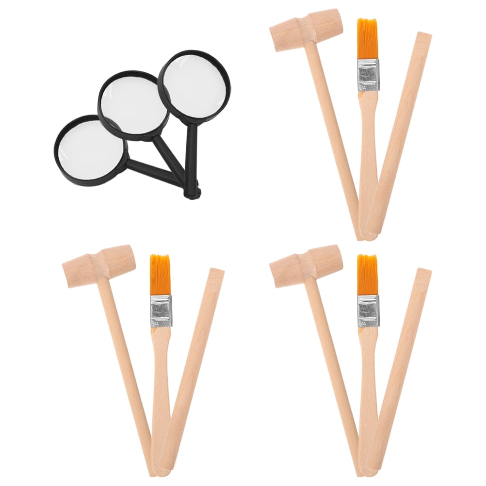 3 Sets Archaeological Tools Excavation Kits for Kids Kids Educational ...