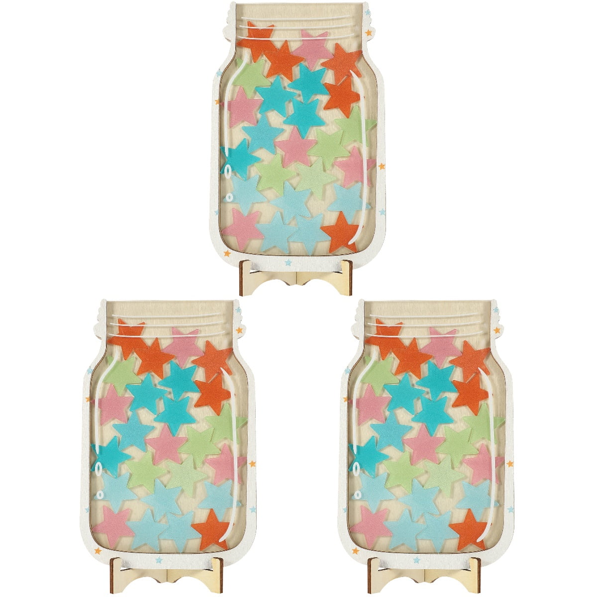 3 Sets Behavior Management Jar Classroom Tool Decorative Jar Reward ...