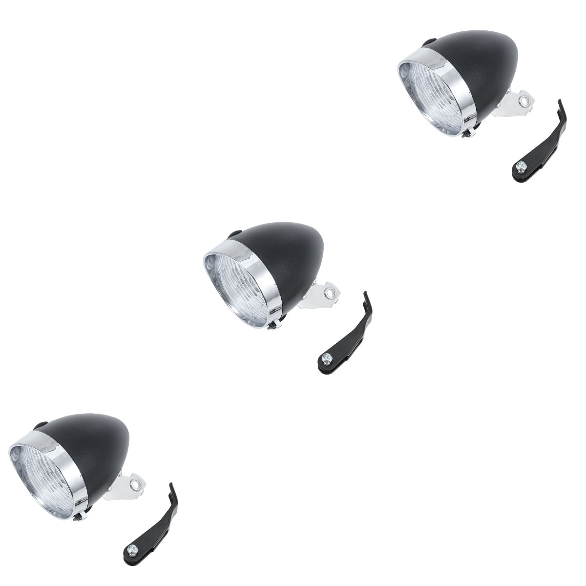3 Sets Bicycles Mountain Bike Lights Retro Bike Light 7.7X7.7cm Black ...