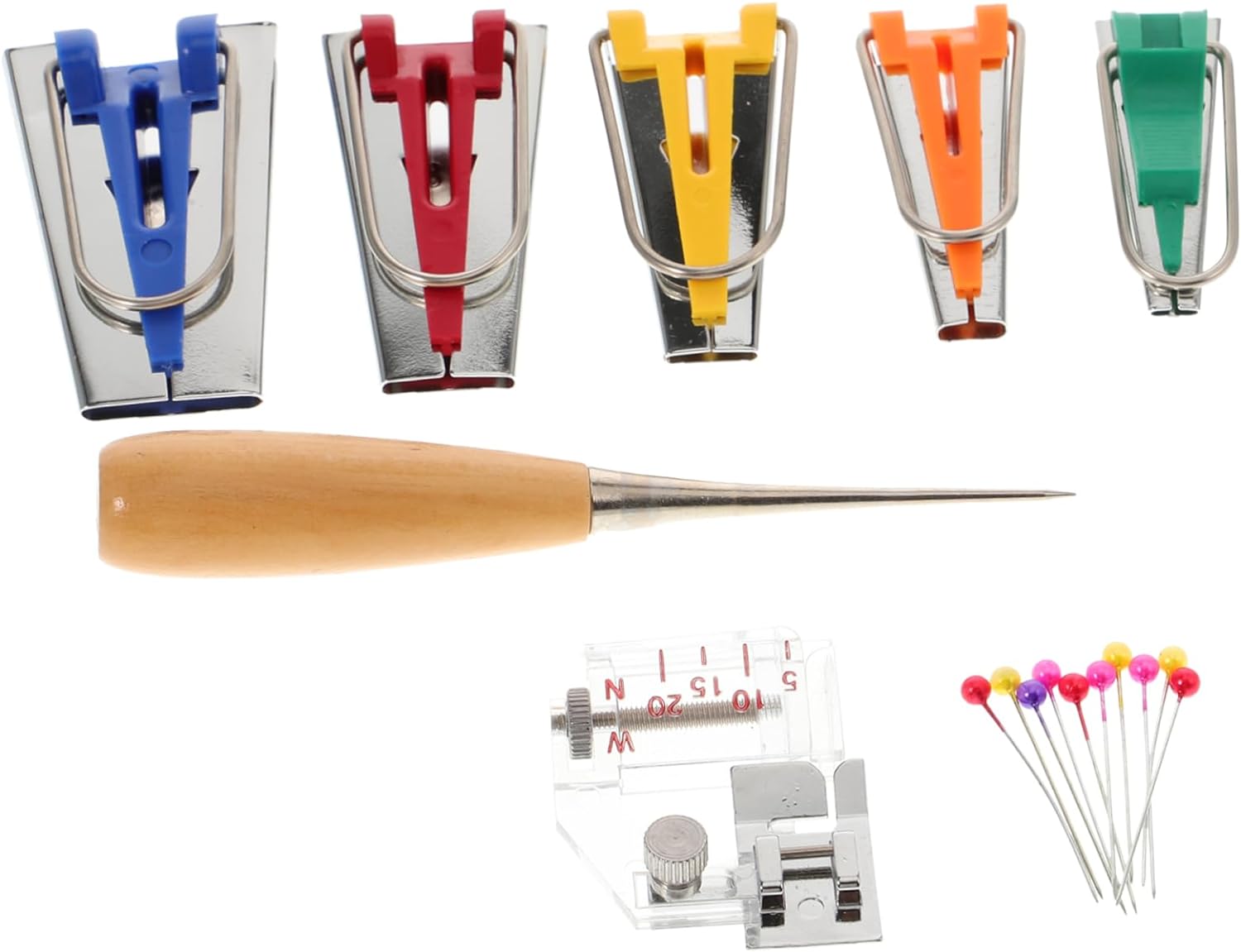 3 Sets Binding Tape Maker Bead Push Diy Quilting Kit Bar Tape Sewing ...