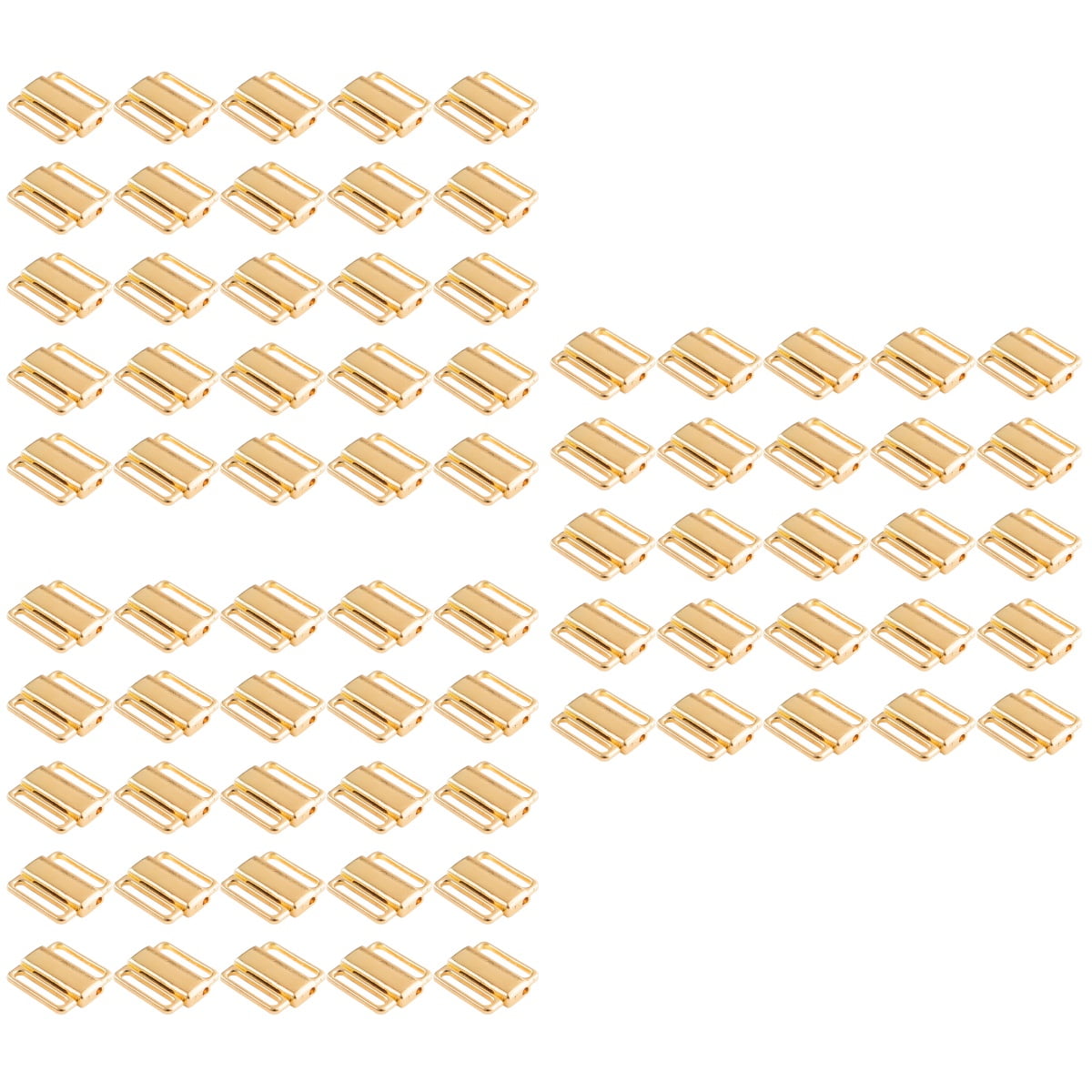 3 Sets Bra Strap Concealer Gold Slider Bras Good Clasps Hooks Front ...