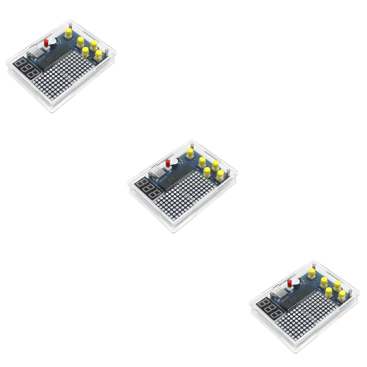 3 Sets Breadboard Electronics Soldering Kit Game Welding Toys Console ...