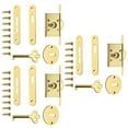 3 Sets Cabinet Lock Exquisite Vintage Jewelry Box Lock Antique Bronze ...