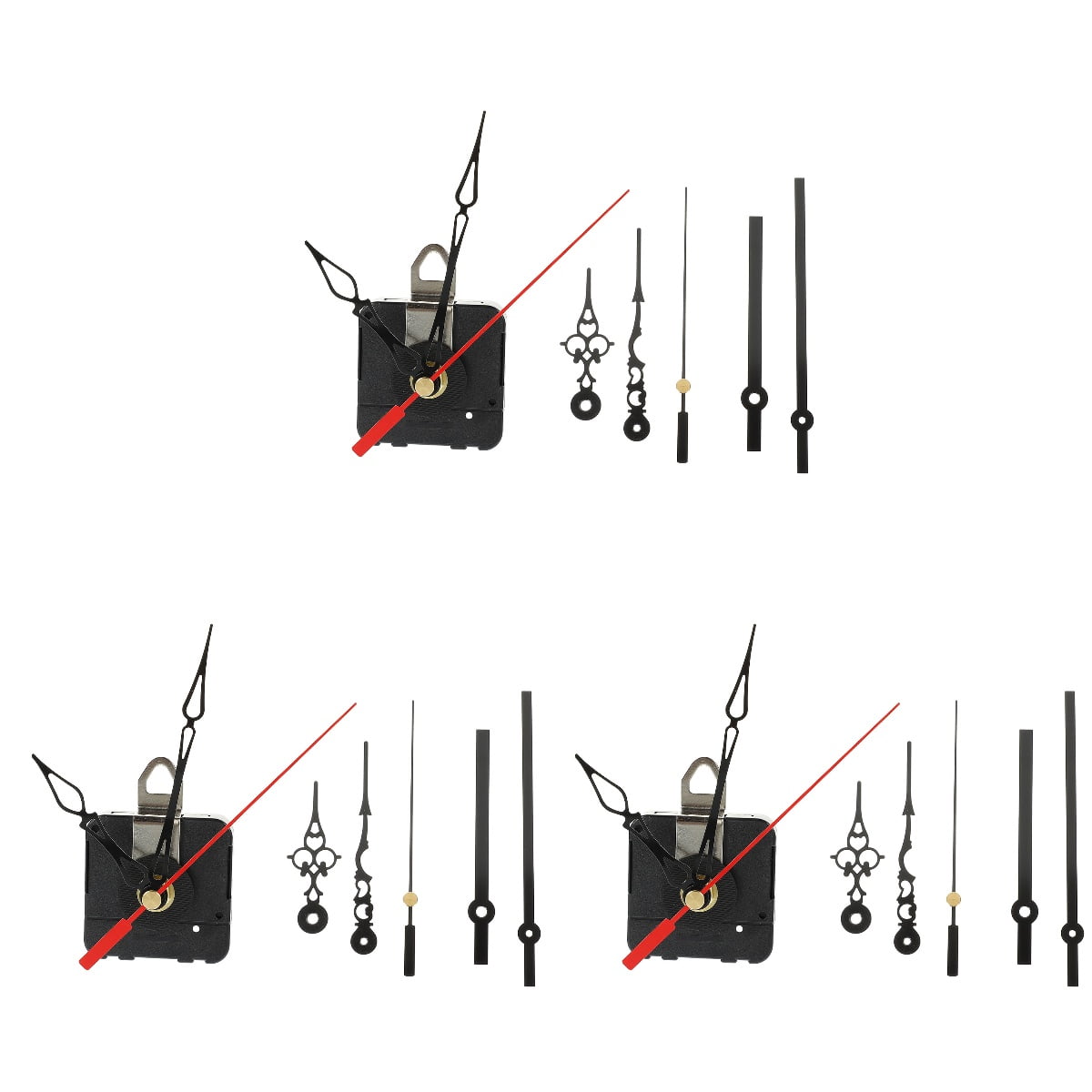 3 Sets Clock Hands Wall Clock Pointer Set DIY Clock Parts Clock ...