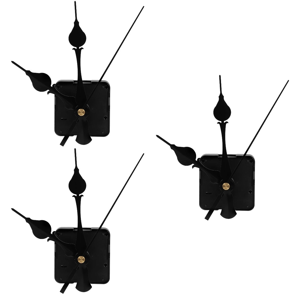 3 Sets Clock Motor Mechanism Battery Operated Plugs Rustic Kit Work ...