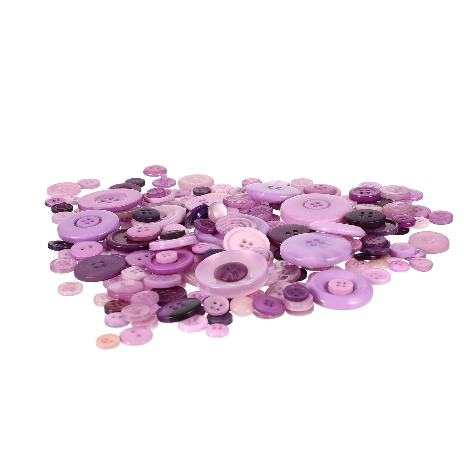3 Sets Color Resin Button Decor Crafts Round Shape Buttons Bulk ...