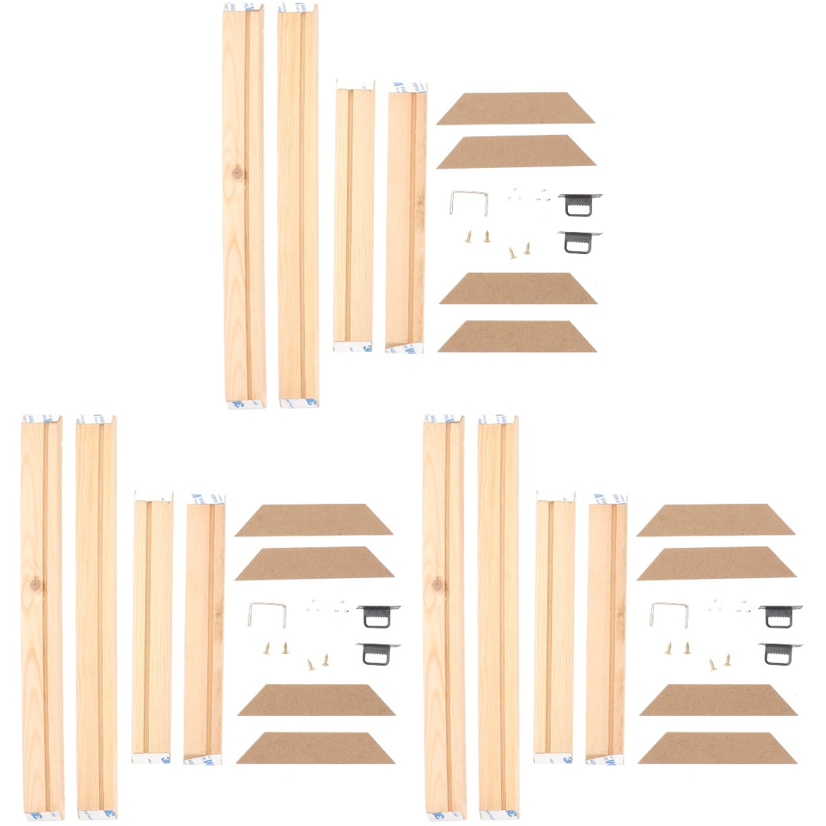 3 Sets DIY Combination Solid Wood Photo Frame Dryer Mesh Stackable Baby ...