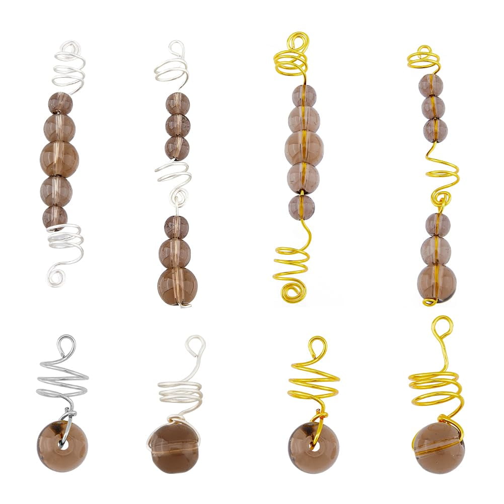 3 Sets DIY Hair Accessories Set Copper Jewelry Wire Braid Hair Coil ...