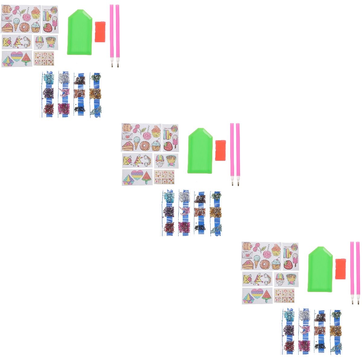 3 Sets Sticker Stickers Drill Sticker Kits for Kids Kids Arts and ...