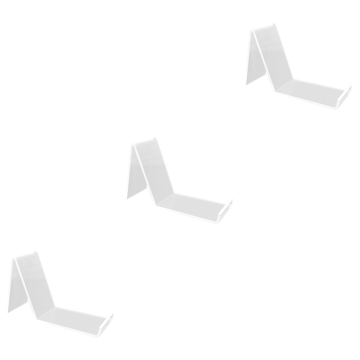 3 Sets Display Shelves Shoe Showcase Shoes Closet Shoe Display Rack ...