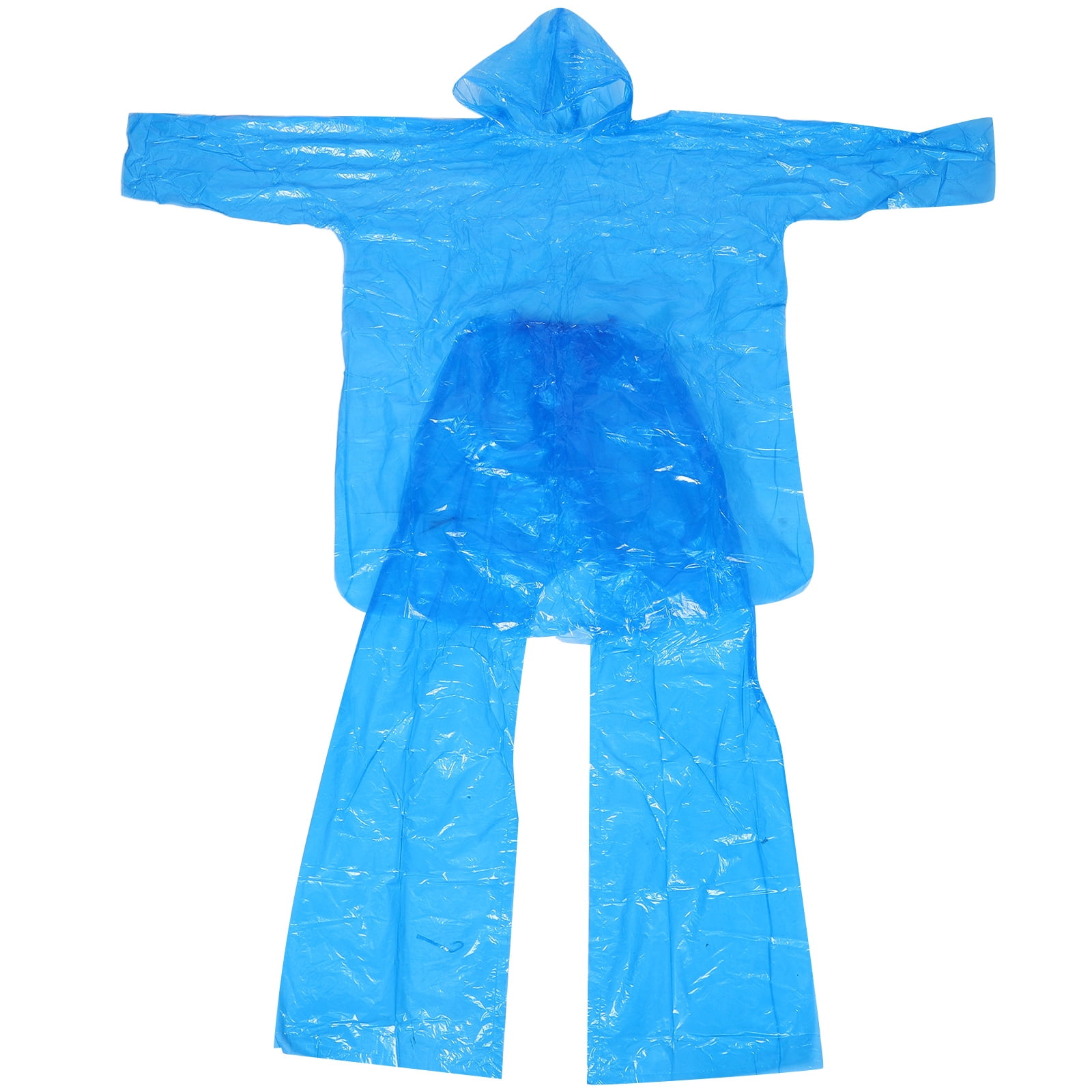 3 Sets Disposable Rain Raincoat With Hood Clear Rain Coats And Pants ...