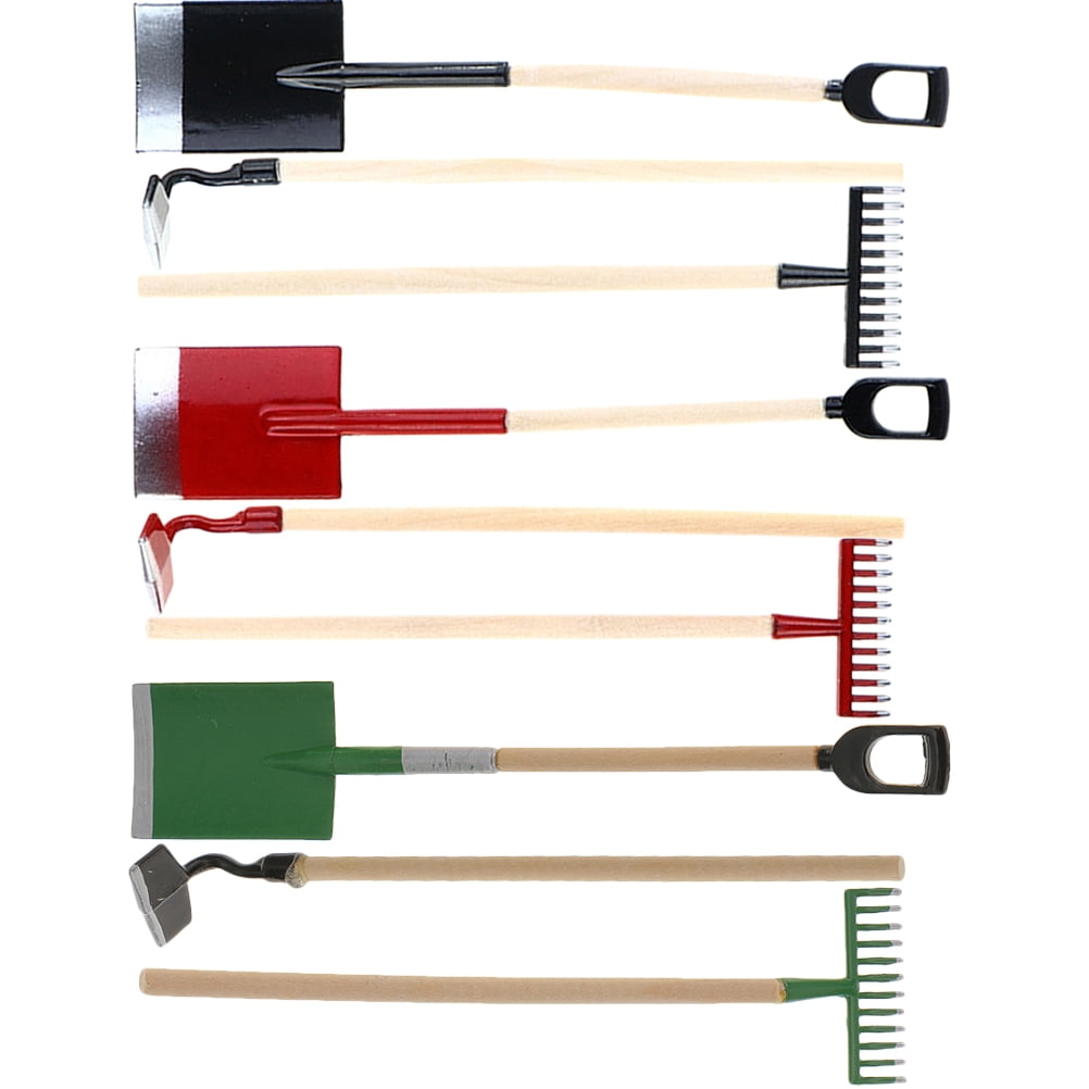 RENACLIPY Dollhouse Garden Accessories Miniature Garden Tools 3 Sets ...