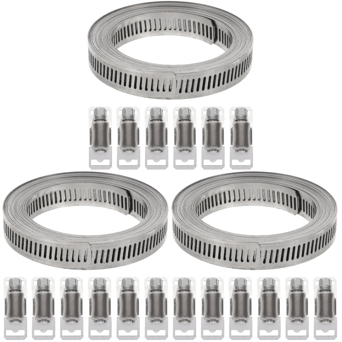 3 Sets Door Spring Clamp Clamps Fastener Construction Circular Pipe ...