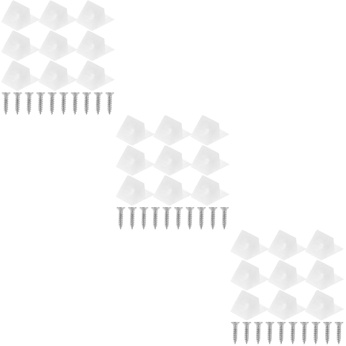 3 Sets Drywall Repair Clips Brick Wall Clips Screws Cable Screw Clips ...