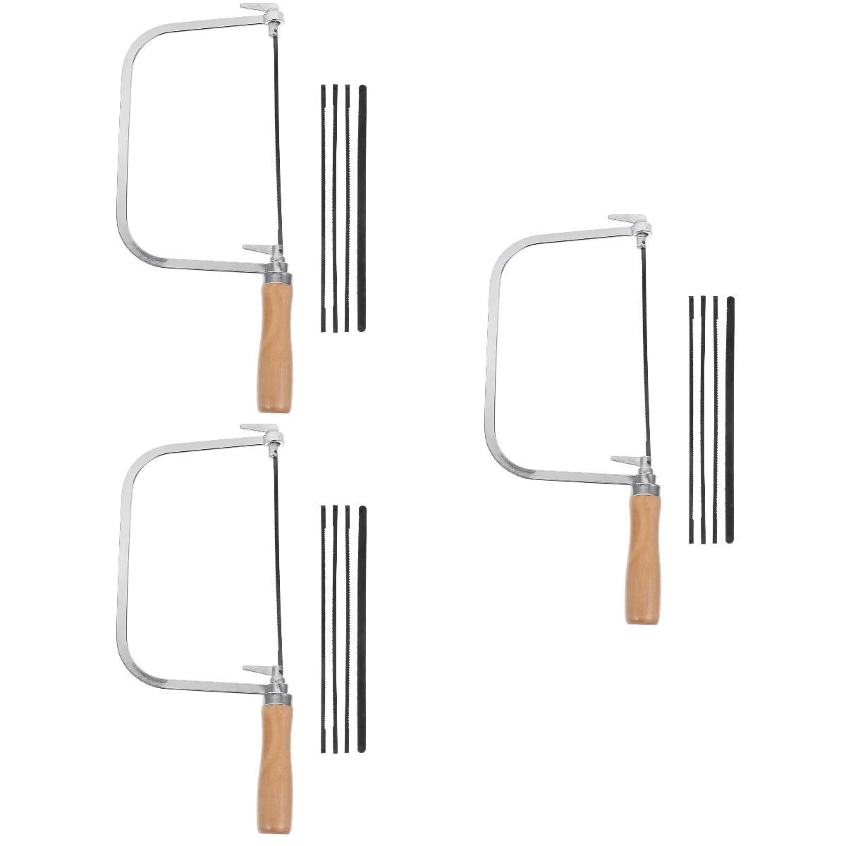 3 Sets Engraving Saw Table Saws for Woodworking Japanese Tools Bow Saw ...