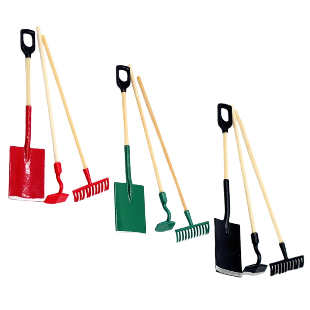 3 Sets Farm Tools Model Models Miniature Tools Desktop Decoration Tiny ...